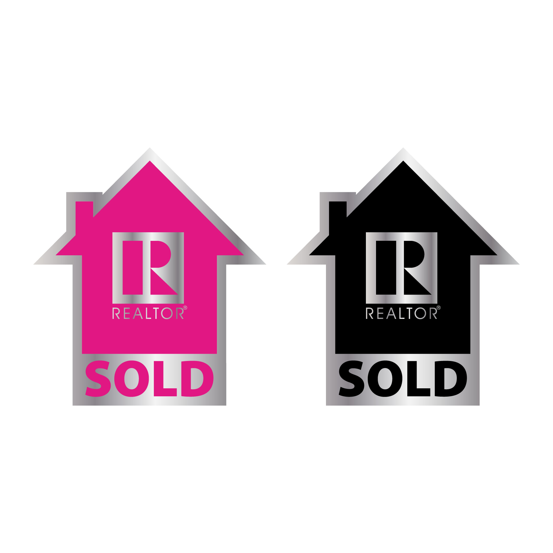 REALTOR® Sold House Shaped Pin (RTS4439)
